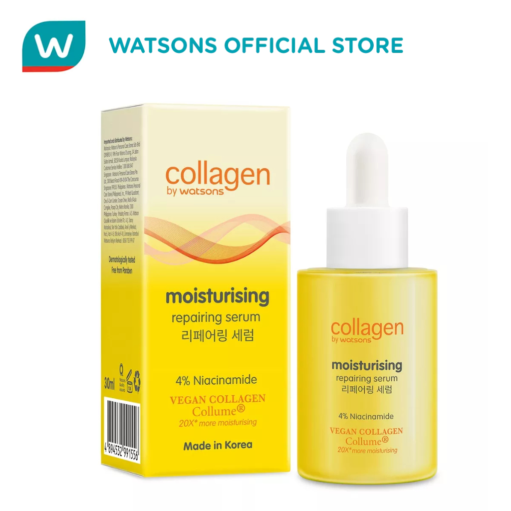 COLLAGEN BY WATSONS Moisturising and Repairing Serum 30ml | Shopee ...