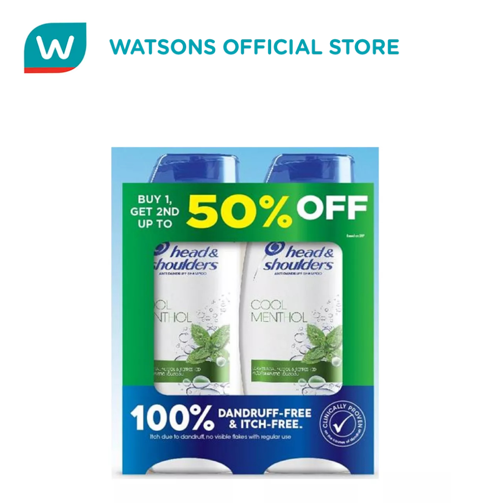 HEAD N SHOULDERS Cool Mentol 170ml BUY 1 GET 2nd at 50% Off | Shopee ...