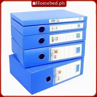 7.5CM/5.5CM/3.5CM A4/Long File Box Folder Data Book Storage Box Plastic ...