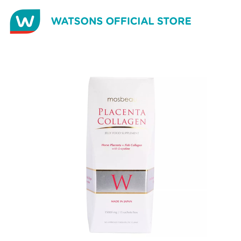 MOSBEAU Placenta Collagen Jelly 15mg x15 sachet per Box | Shopee ...
