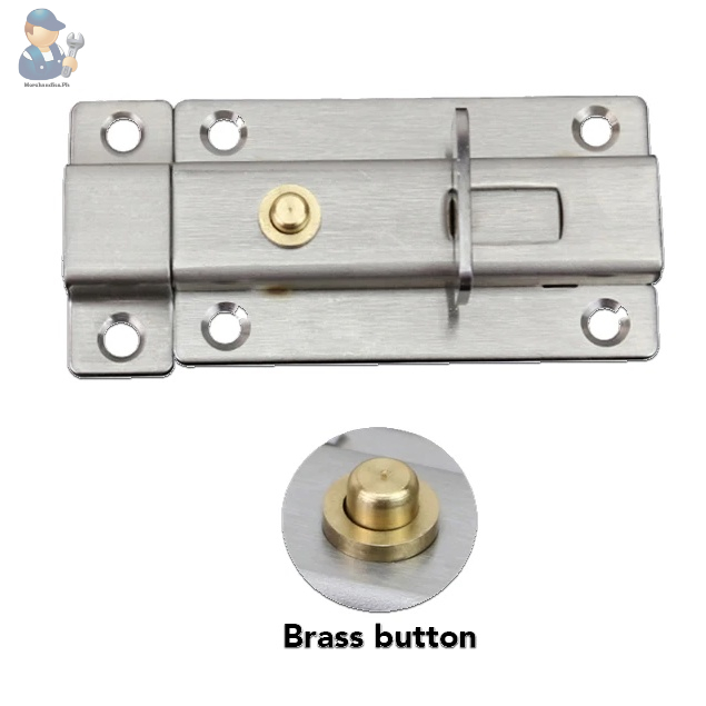 Stainless Steel Spring Bolt Heavy Duty Safety Lock | Shopee Philippines