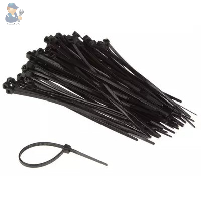 Merchandise.Ph CABLE TIE BLACK 4X100mm,6x150,8x200,10x250,12x300 50pcs Nylon cable ties | Shopee ...