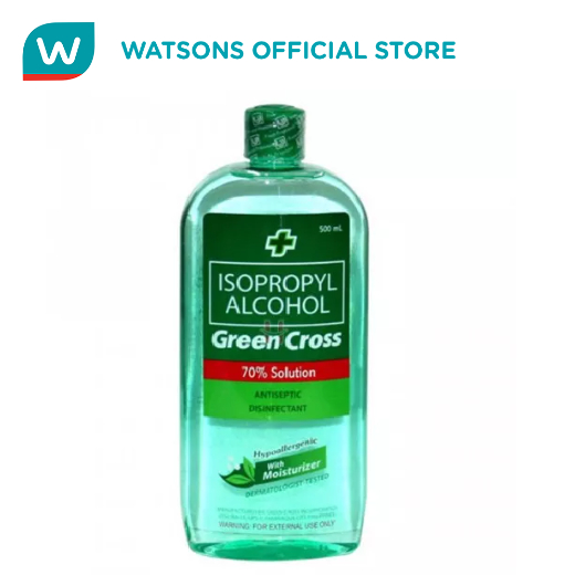 GREEN CROSS 70% Alcohol with Moisturizer 500mL | Shopee Philippines