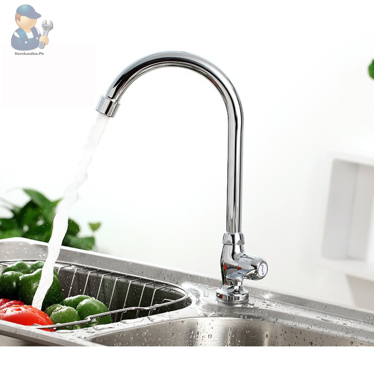 Chrome Kitchen Faucet Single Handle Pull-down kitchen faucet | Shopee ...