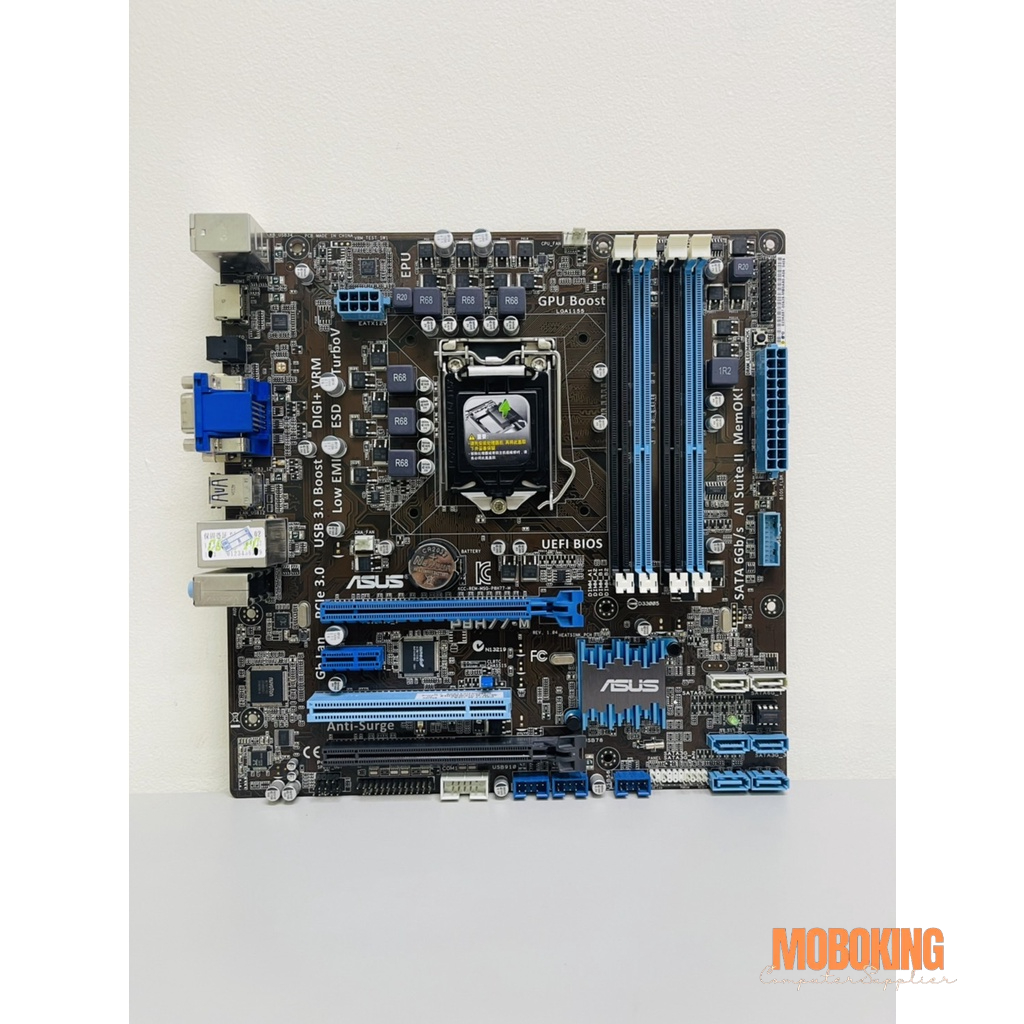 ASUS P8H77-M Desktop 3RD GEN Motherboard H77 Socket LGA 1155 i3 i5 i7 DDR3 32GB USED | MoBoKing ...