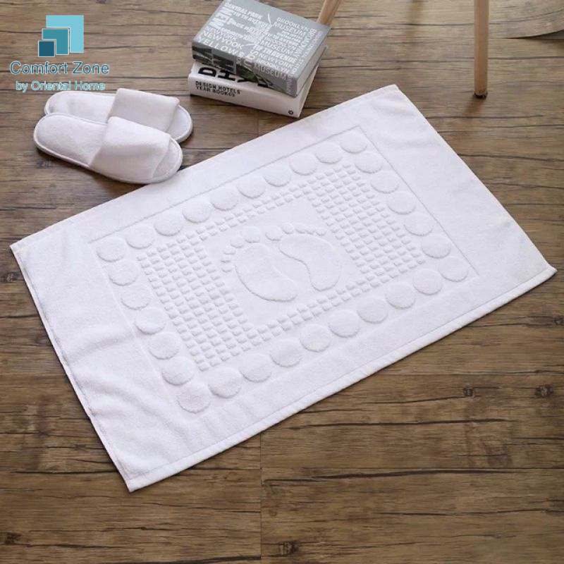 Home Bathroom Foot Towels Rug Mat 50x80 Hotel Home Cr Cotton Absorbent ...
