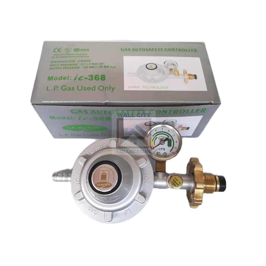 ECF 1pc. ICOOK IC-368 LPG Gas Auto Safety Controller Low Pressure ...