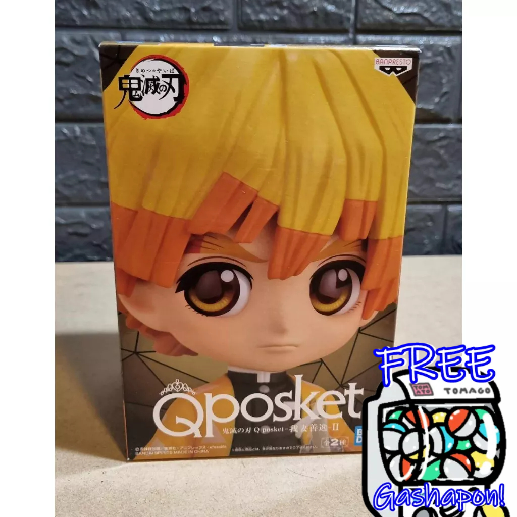 Demon Slayer Zenitsu Qposket Bandai Banpresto Authentic Figure | Shopee ...