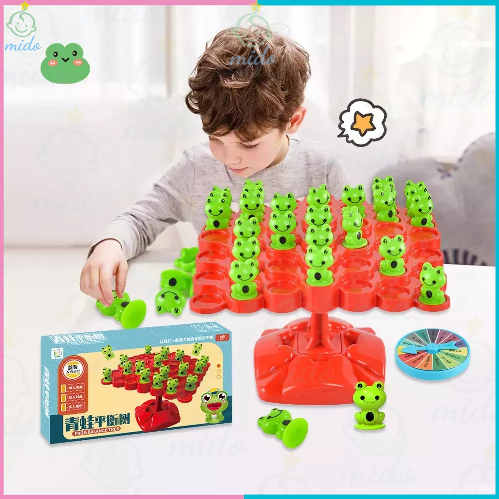 MD Frog Balance Tree Thinking Training Puzzle Toys Kids Learning Math ...