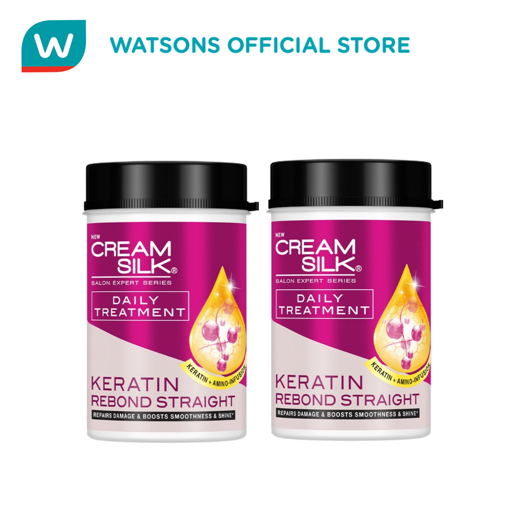 CREAMSILK Treatment Rebond Straight Amino Keratin Bundle 500ml | Shopee ...