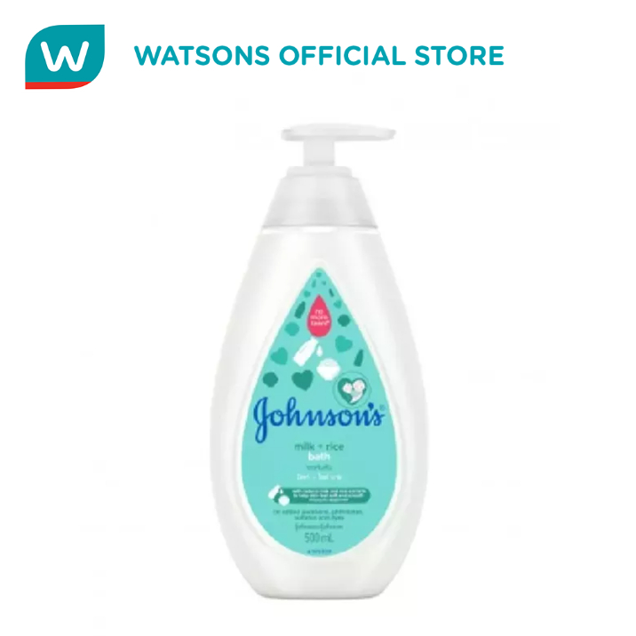 JOHNSONS N JOHNSONS Milk + Rice Bath 500mL | Shopee Philippines