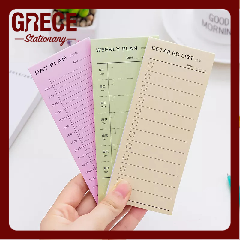 Japan notepad to do list checklist school supplies organizer | Shopee ...