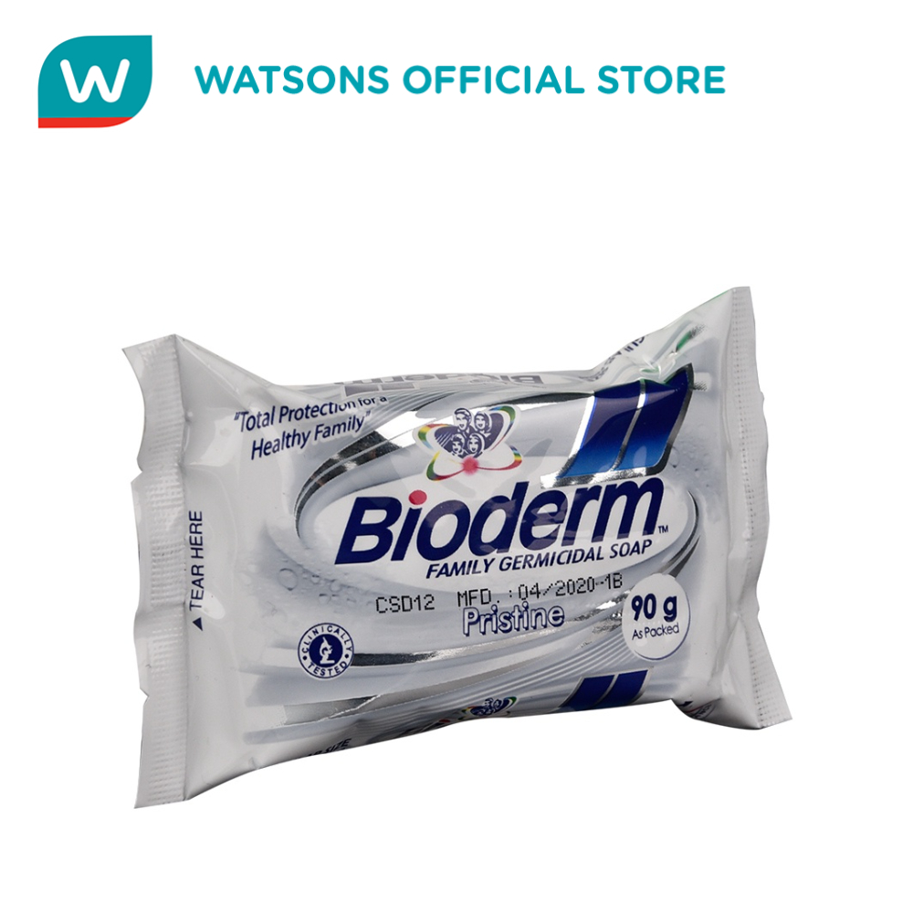 BIODERM Family Germicidal Soap Pristine 90g | Shopee Philippines