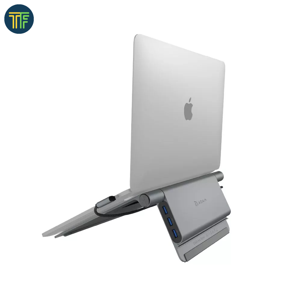 Adam Elements Casa Hub Stand USB-C 5-in-1 Laptop Stand Hub | Shopee ...