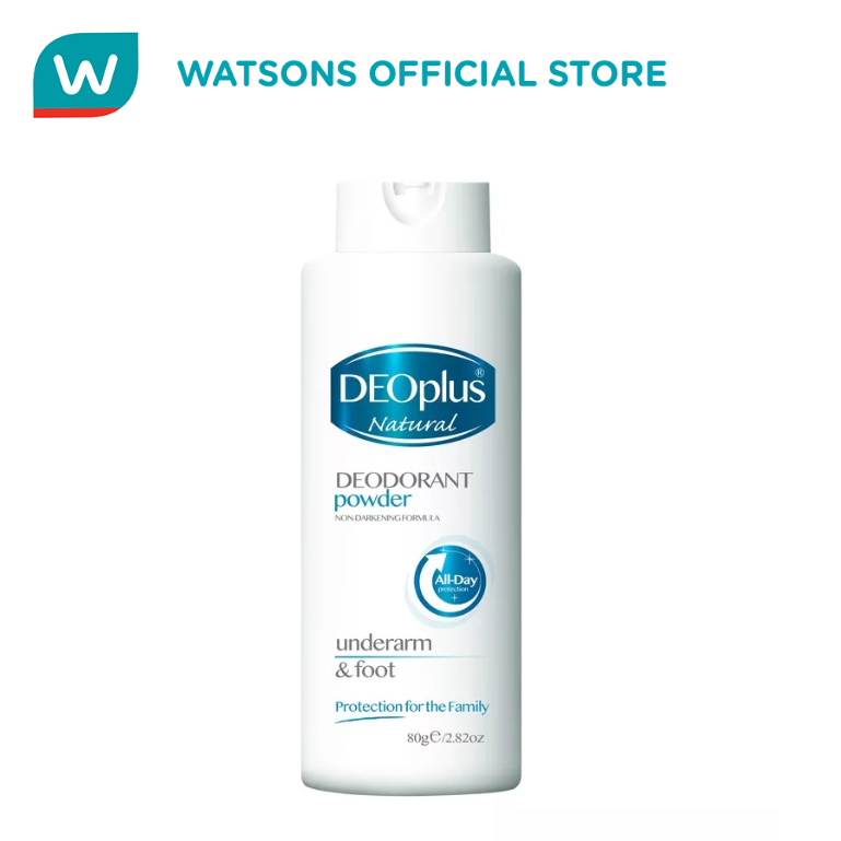 DEOPLUS Natural Deodorant Powder 80g | Shopee Philippines