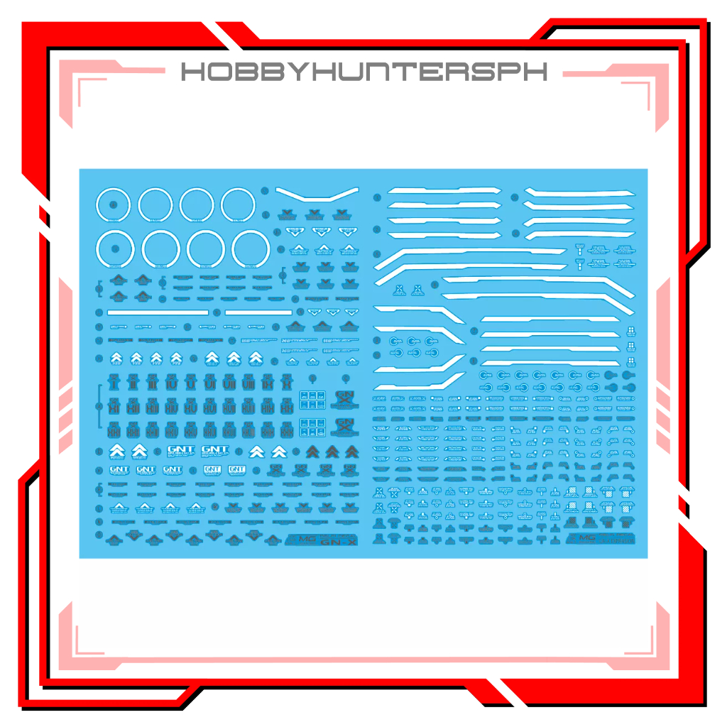 Delpi Decal MG GN-X Waterslide Decals | Shopee Philippines
