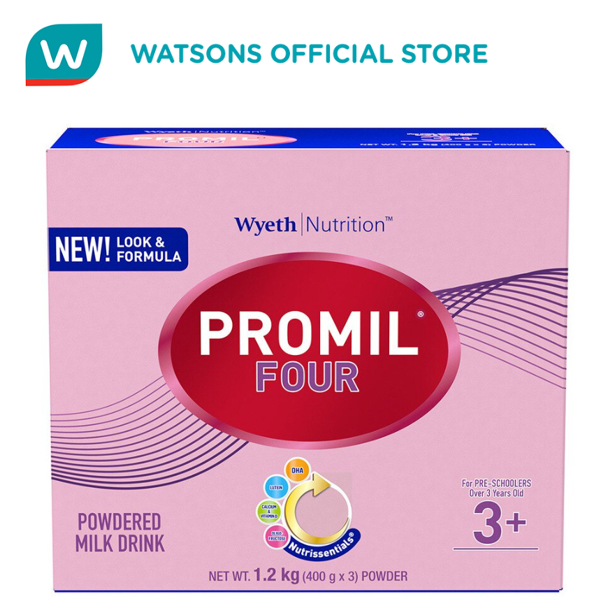 PROMIL FOUR Powdered Milk Drink for Pre-Schoolers Over 3 Years Old 1 ...