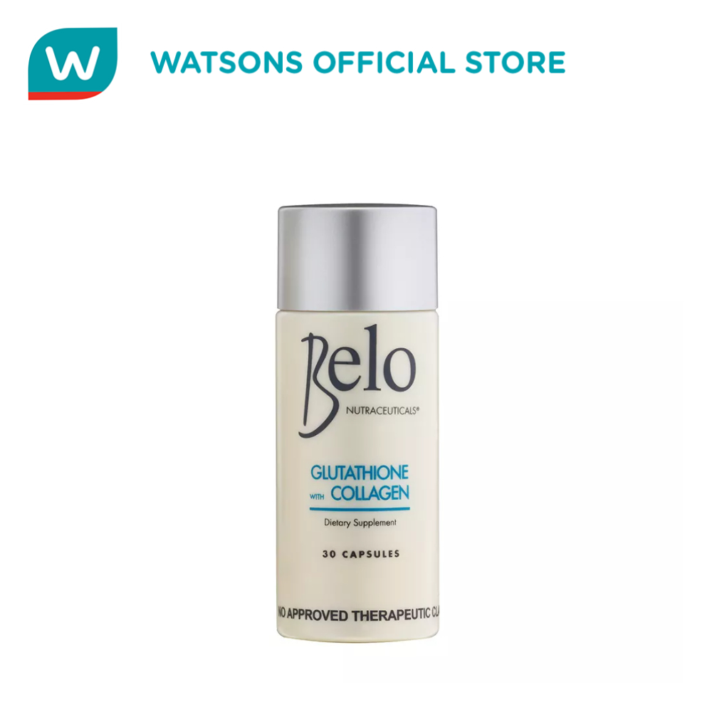 BELO GLUTA Glutathione with Collagen Dietary Supplement 30 Capsules ...