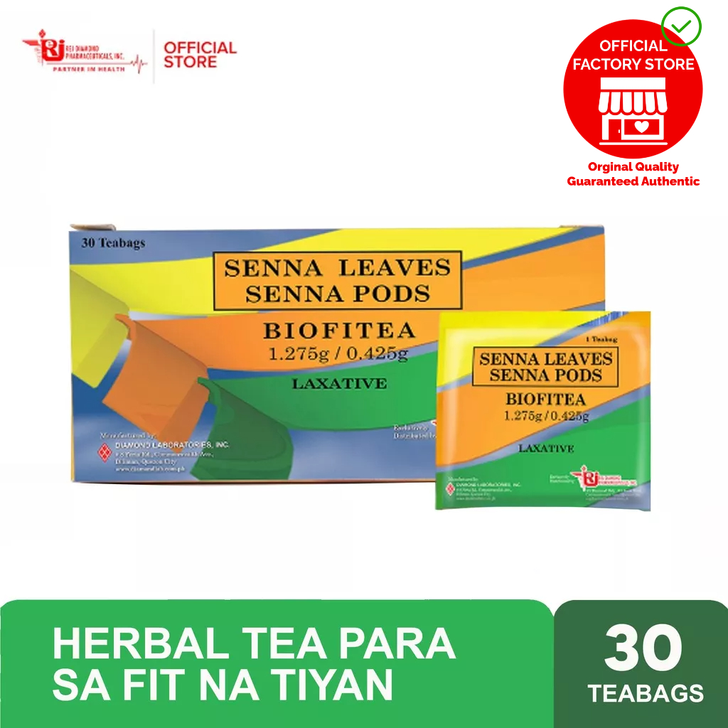 Biofitea Slimming Herbal Tea with Senna Leaves and Senna Pods - 30 ...
