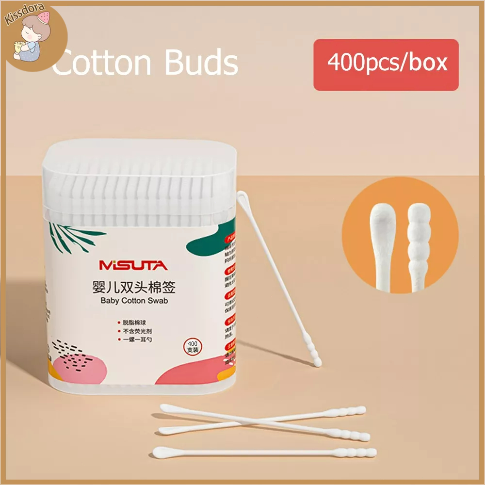 Kissdora Double head cotton buds 400pcs Cotton SwabS | Shopee Philippines