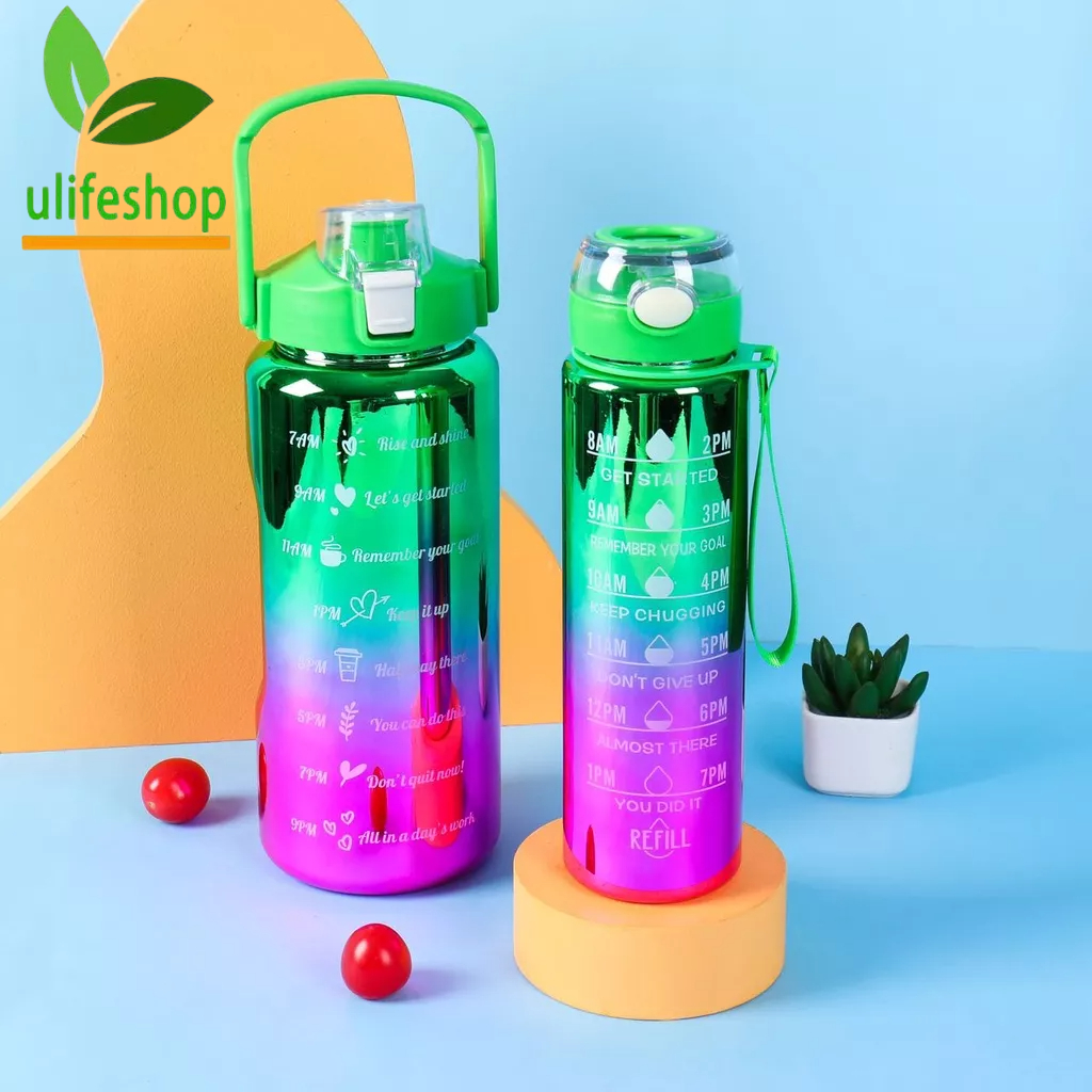 Ulife (Buy One take 1) Motivational Water Bottle with Time Marker ...