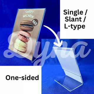 Clear Acrylic Stand [SET B - A6/4R, 3R, 3x4inches, 4x5inches] PORTRAIT ...