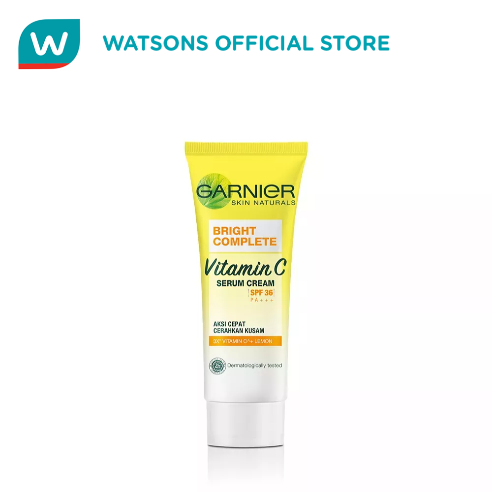 GARNIER Bright Complete SPF36 Muti-Action Whitening Serum Cream 20mL ...