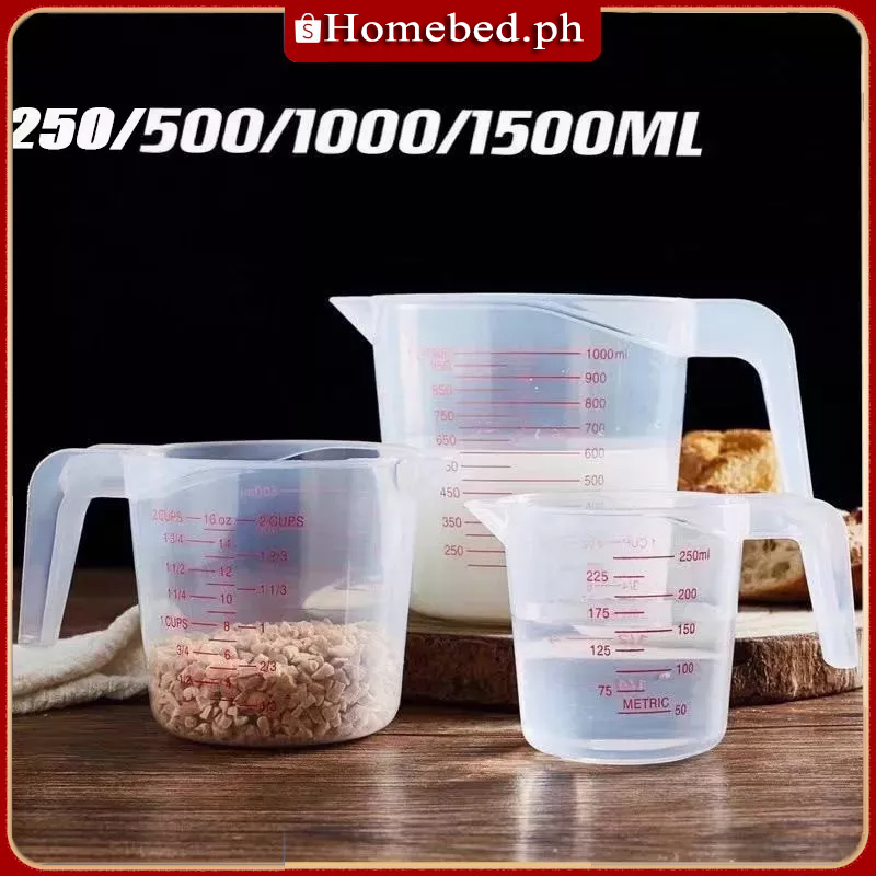 Measure Cup 250m/500ml/1000ml/1500ml For Water Tea Measure Milk Tea ...