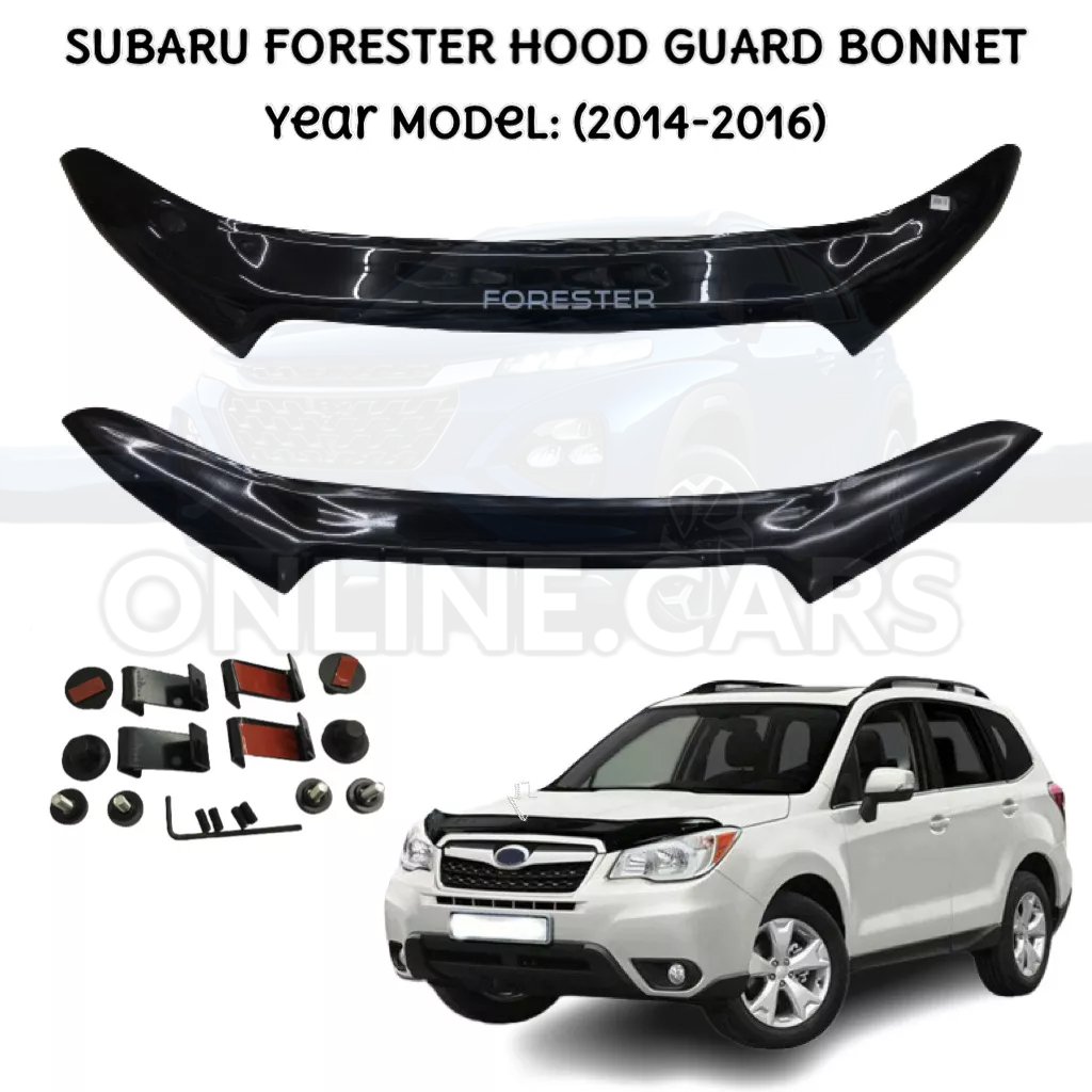 OC ABS Bonnet Hood Guard Deflector Cover for Subaru Forester 2014 2015 ...