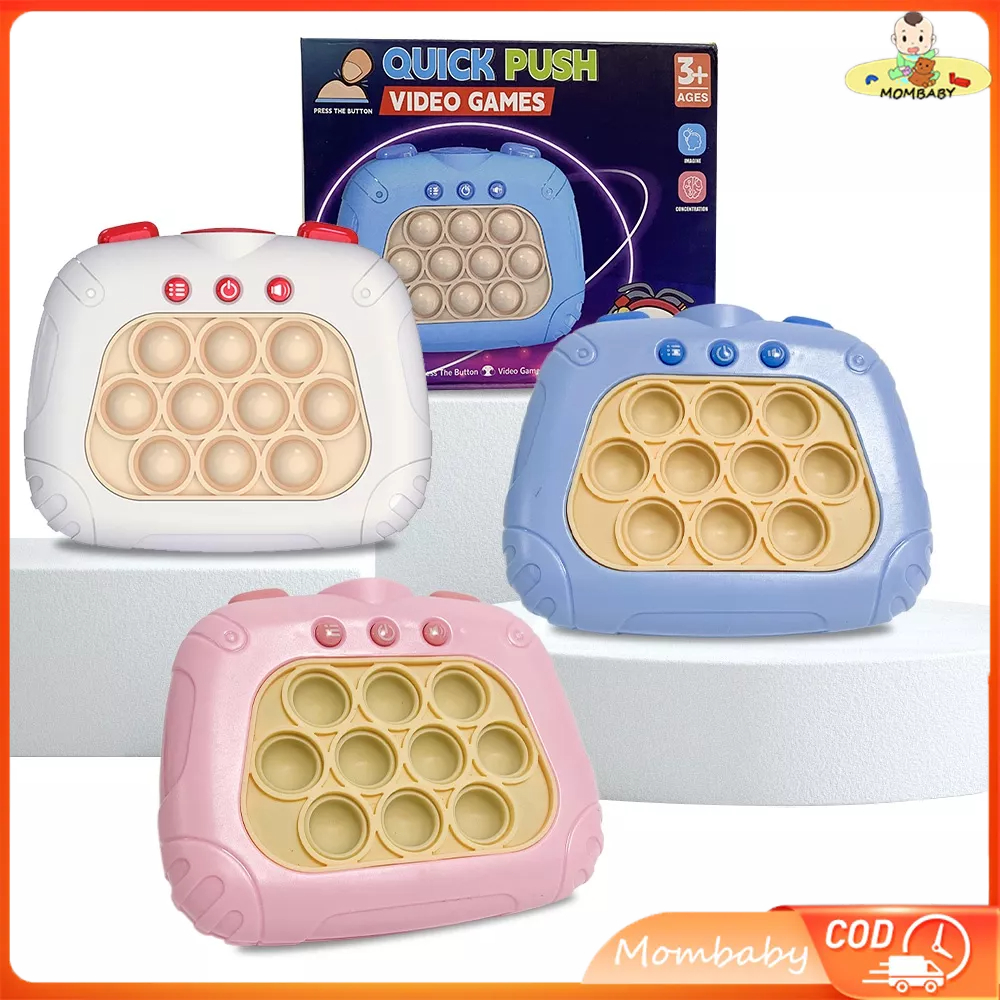 【COD】 Quick Push Pop It Game Console Fidget Toy for Kids Gift Sensory ...
