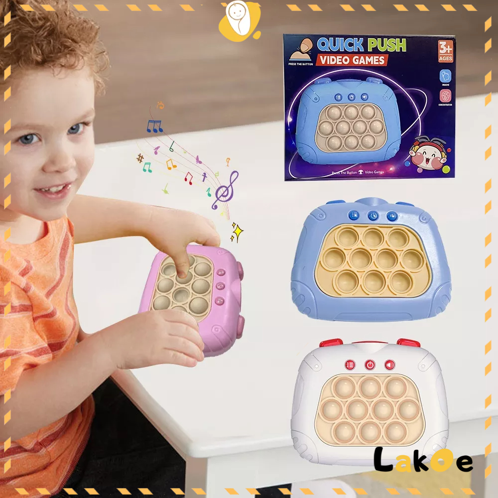 【COD】Lakoe Quick Push Pop It Game Machine Fidget Toys for Kids Pop It ...