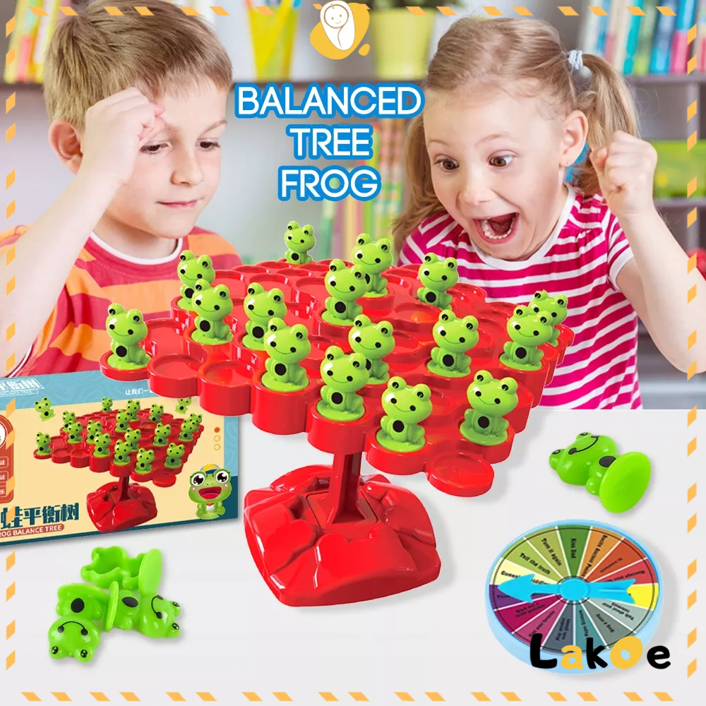 Lakoe Interactive Board Games Frog Balance Tree for Kids Adults Family ...