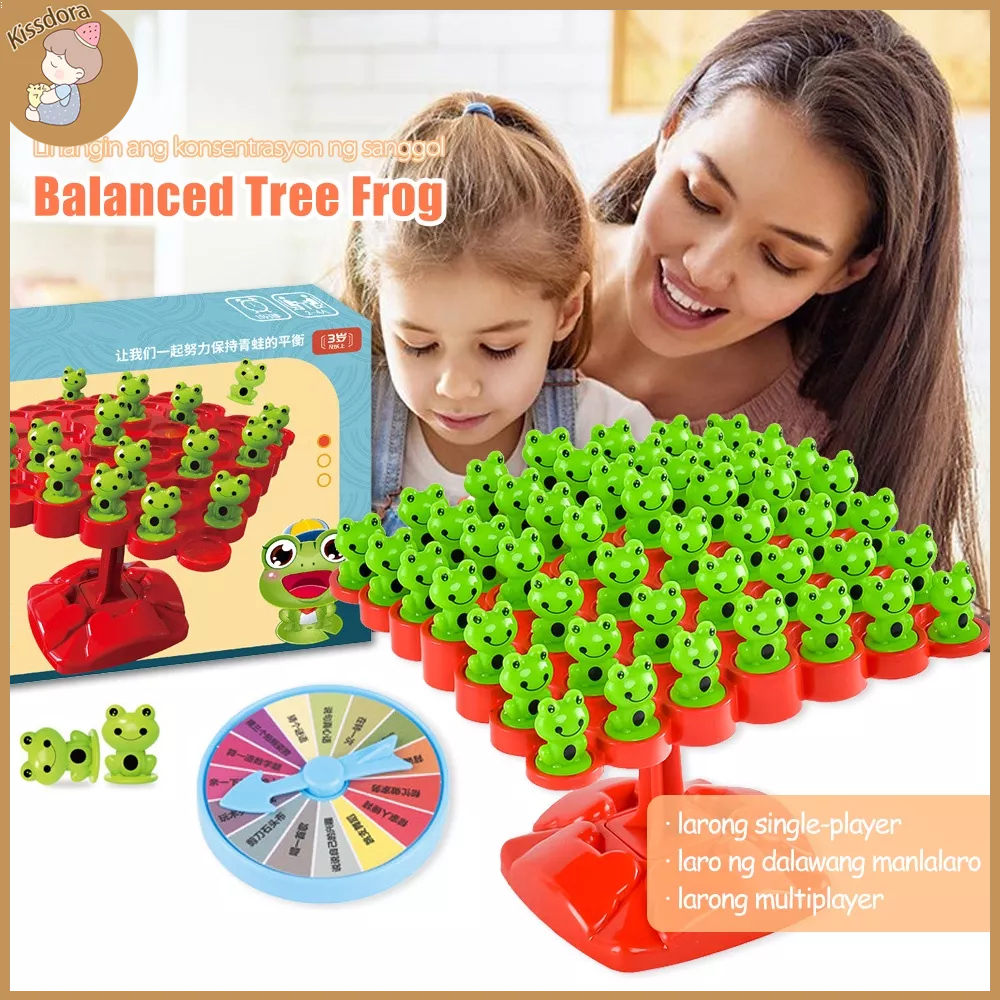 Kissdora Frog Balance Tree Parent-child Interaction Math Toys family ...