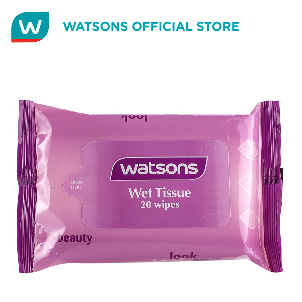 WATSONS Violet Wet Tissue 20 Sheets | Shopee Philippines