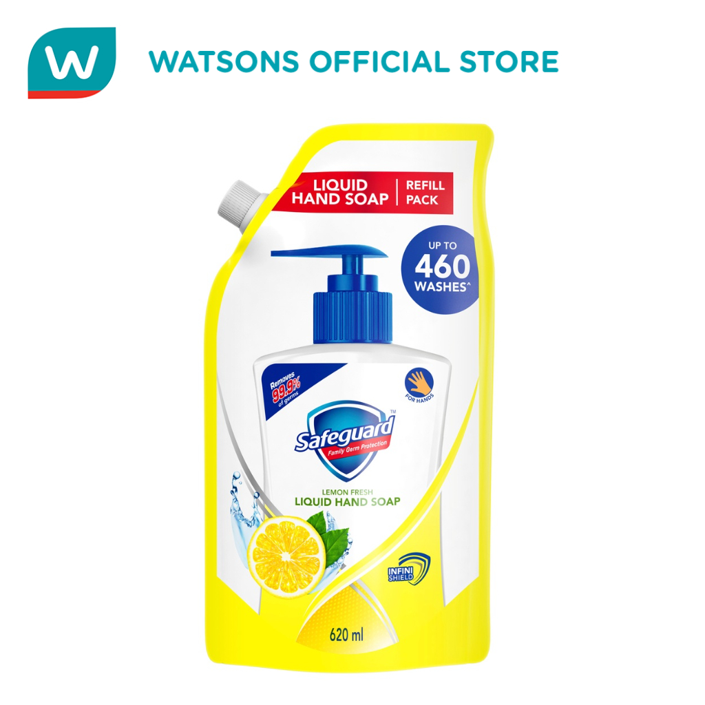 SAFEGUARD Liquid Hand Soap Lemon 620ml Refill | Shopee Philippines