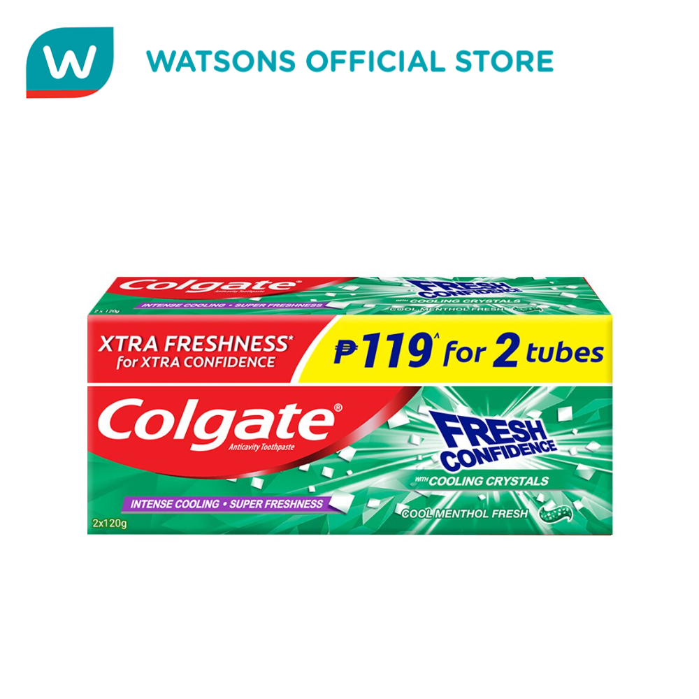 COLGATE Fresh Confidence Cool Menthol Fresh Toothpaste for Fresh Breath ...