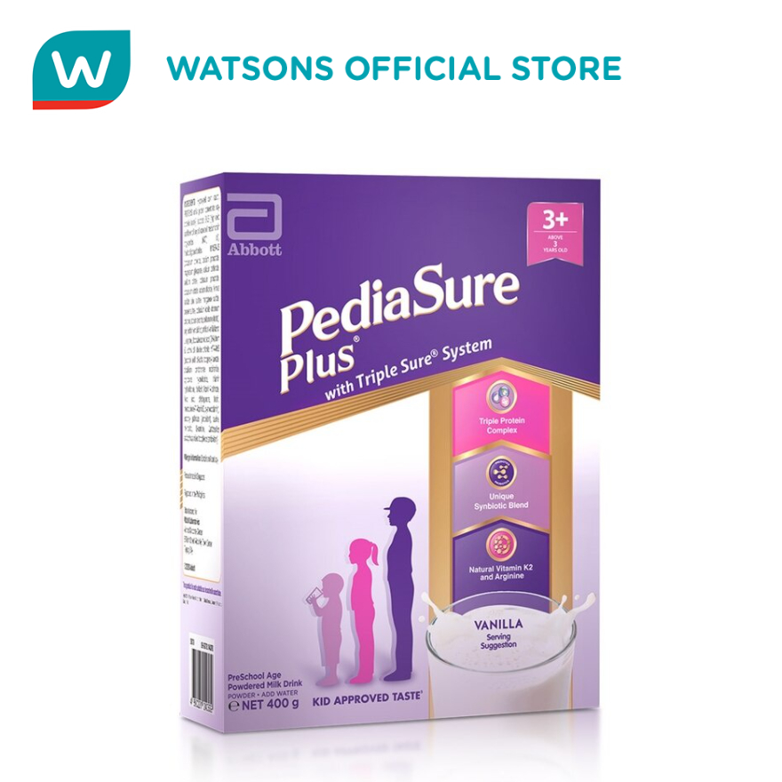 PEDIASURE Plus Vanilla 400g With K2 and Arginine | Shopee Philippines