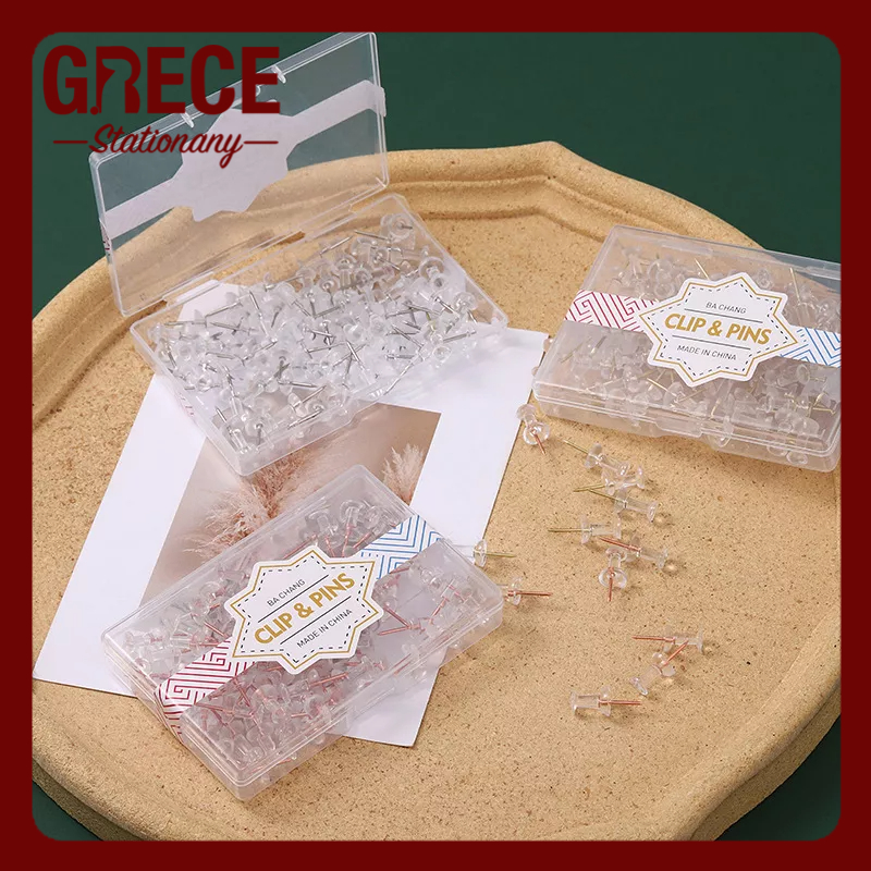 CLIP & PINS clear rose gold tamtax | Shopee Philippines