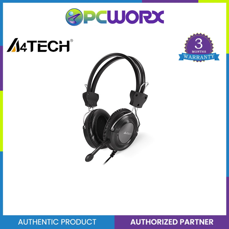 A4Tech HS-19 with In Line Mic Headset | Shopee Philippines