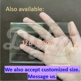 3, 5, 10pcs Clear Acrylic[9cmx6cm] Wall Sign Display Label Price Name ...
