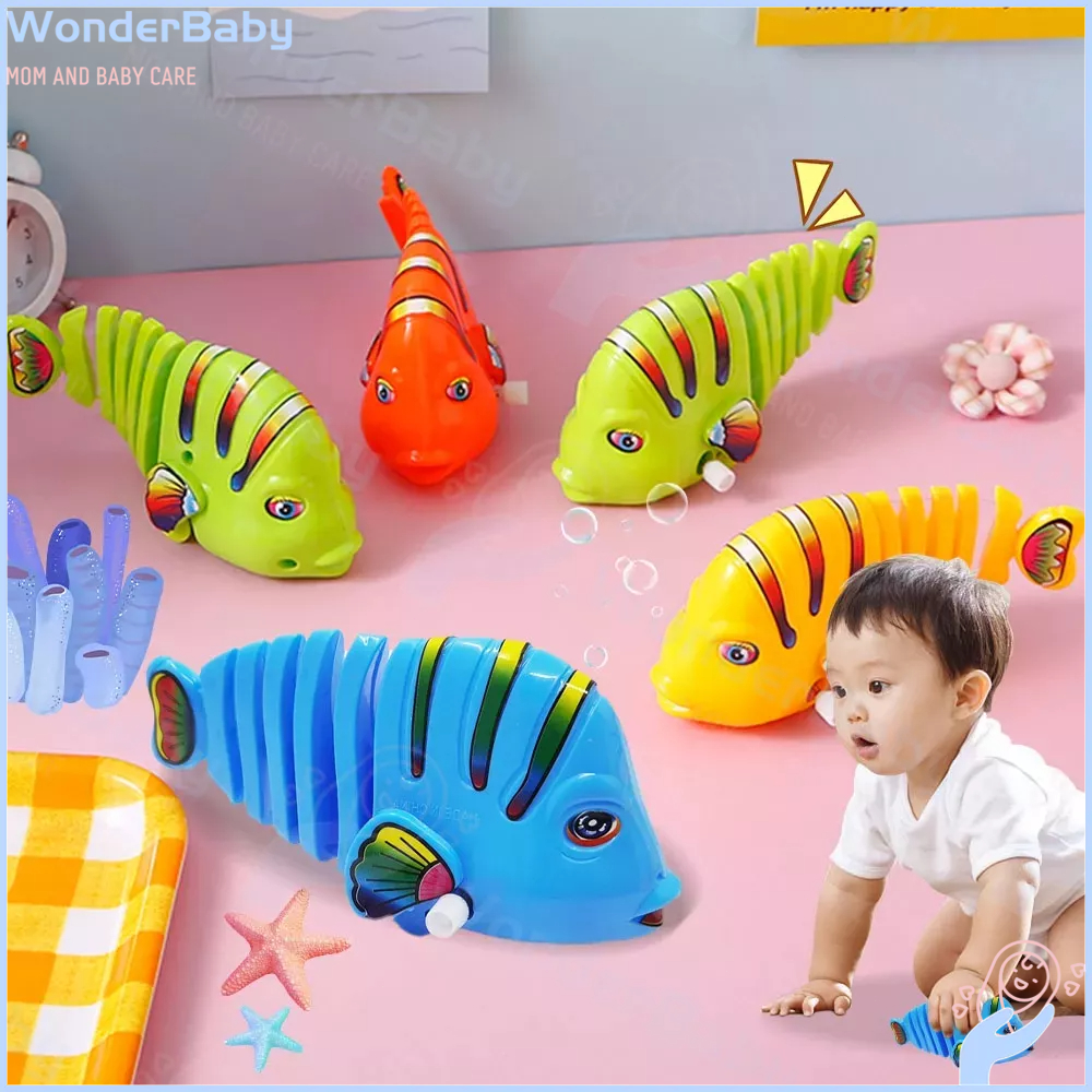 WD【COD】 Swimming Fish Toy Wind-up for Kids Bath Toys for Baby ...