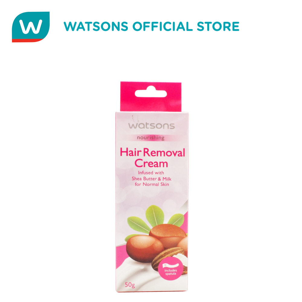 Watsons Milk And Shea Butter Hair Removal Cream 50g Shopee Philippines