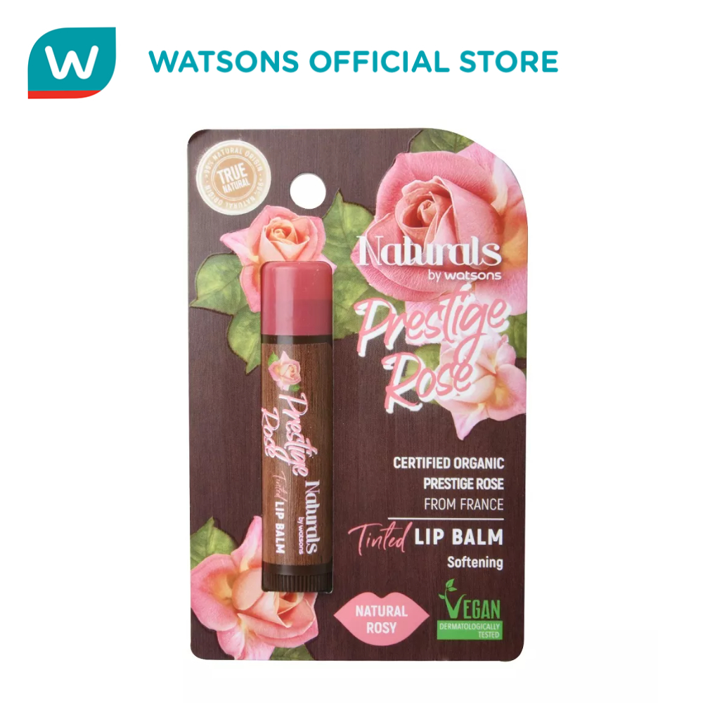 NATURALS BY WATSONS Prestige Rose Tinted Lip Balm 4.5g | Shopee Philippines