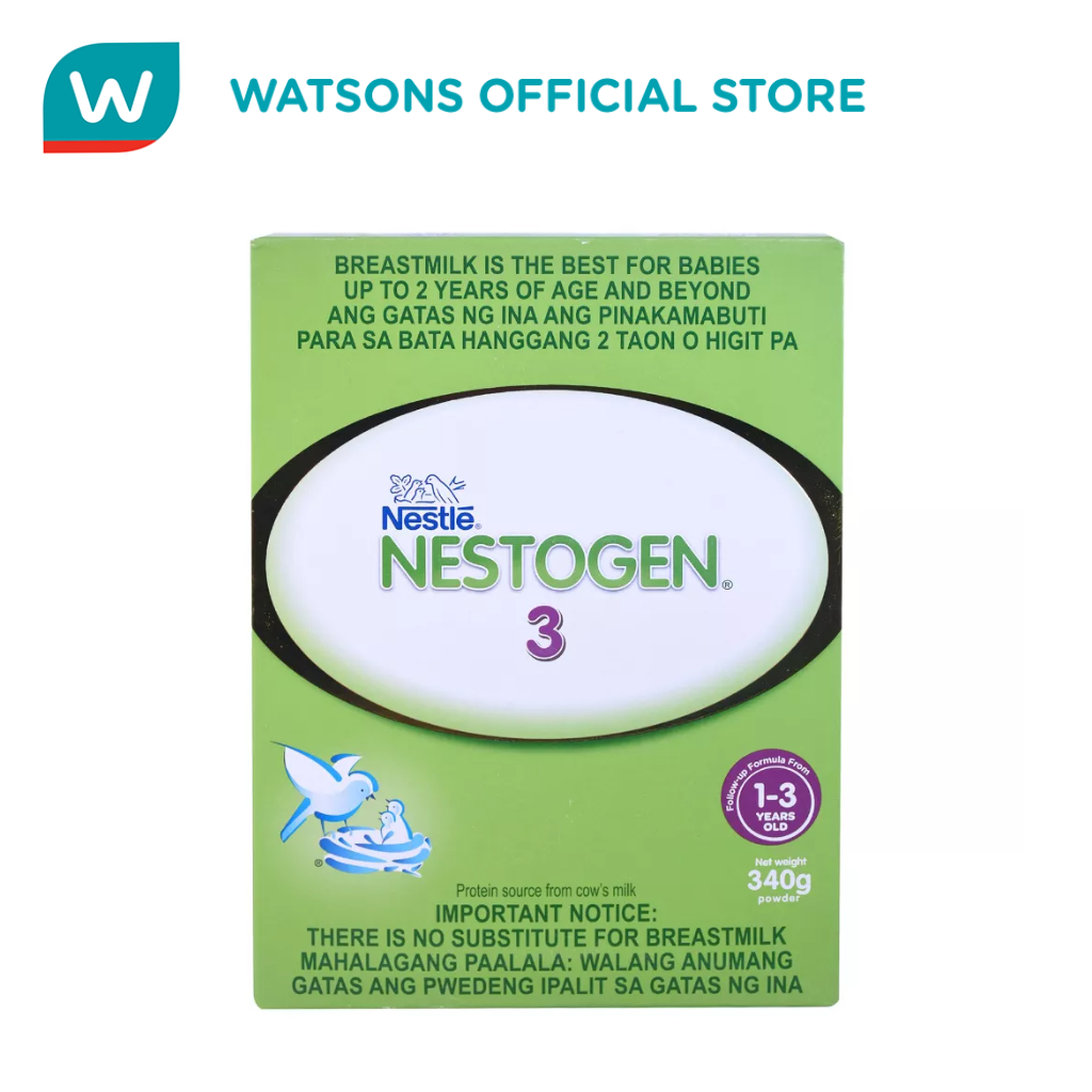 NESTOGEN 3 Milk Supplement for Children 1-3 Years Old 340g | Shopee ...