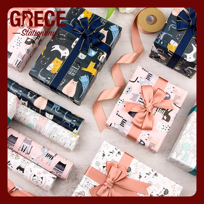 Captivating Cartoon Design Gift Wrapper, Creating a Magical Atmosphere ...