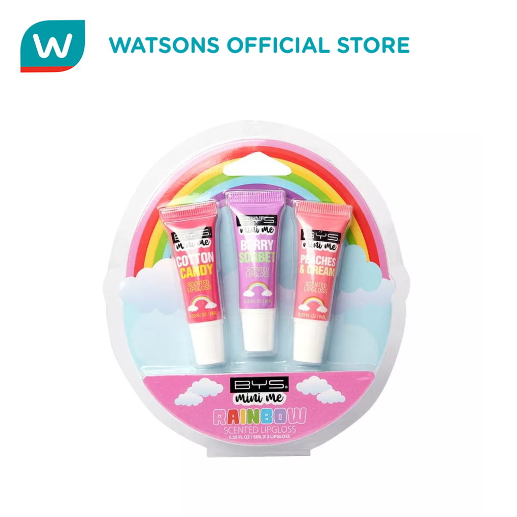 BYS Mini Me 3pc Scented Lipgloss Rainbow 6ml | Shopee Philippines
