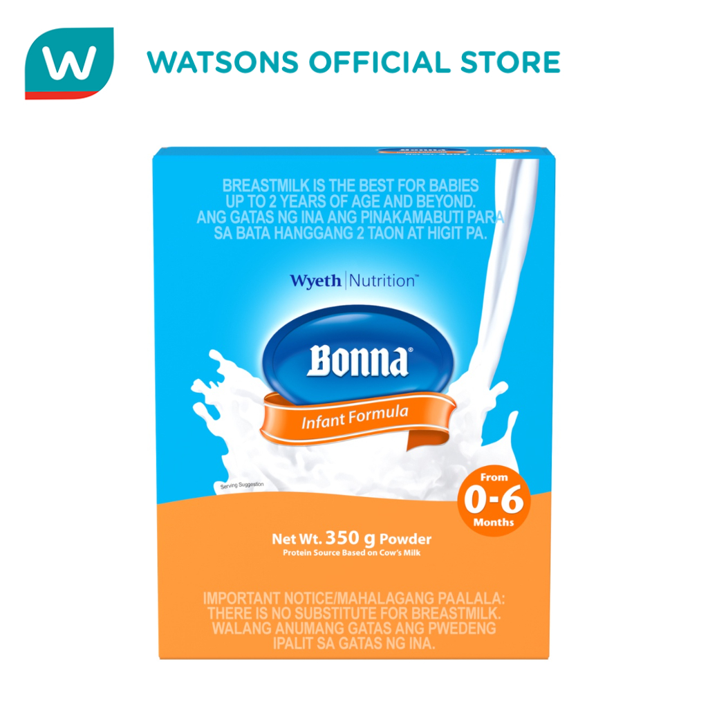 BONNA Stage 1 Infant Formula For 0 to 6 Months 350g Box | Shopee ...