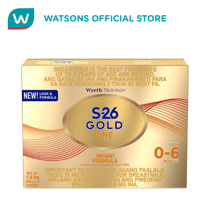 S26 Gold® One Infant Formula For 0-6 Months Bag in Box 1.8kg | Shopee Philippines