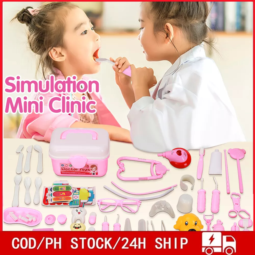 60PCS Children's doctor toy set Children'S Medical Equipment Toy baby ...