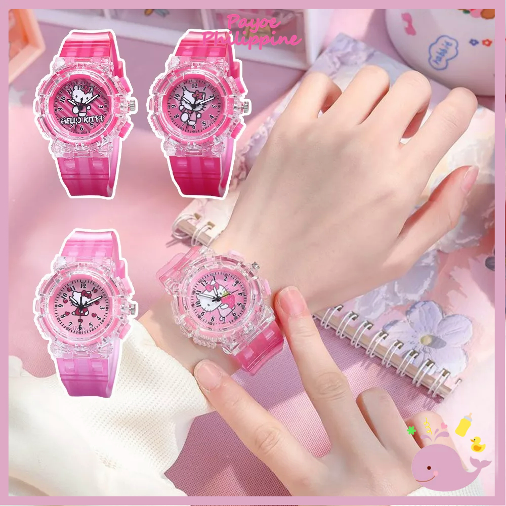 【COD】PAYOE LED Light Kids Watches for Boys Girls digital cool watch ...